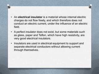 Types of insulator | PPTX