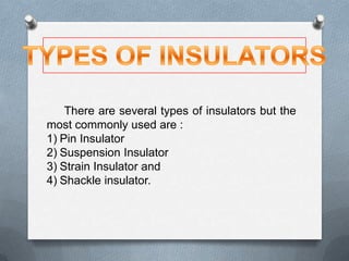 Types of insulator | PPTX