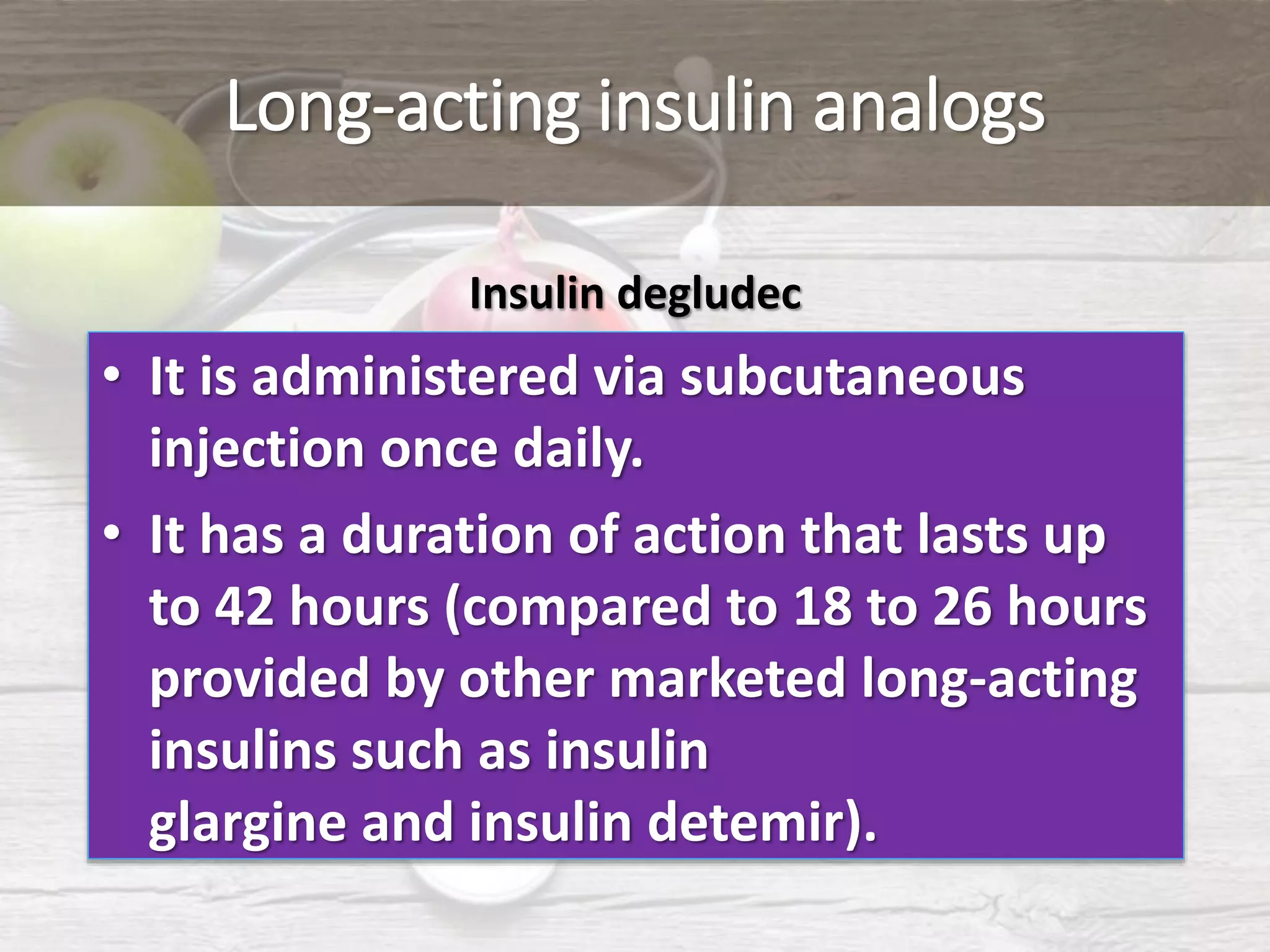 Types of insulin | PPSX