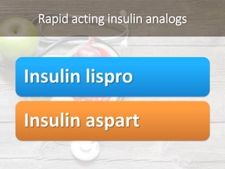 Types of insulin | PPSX
