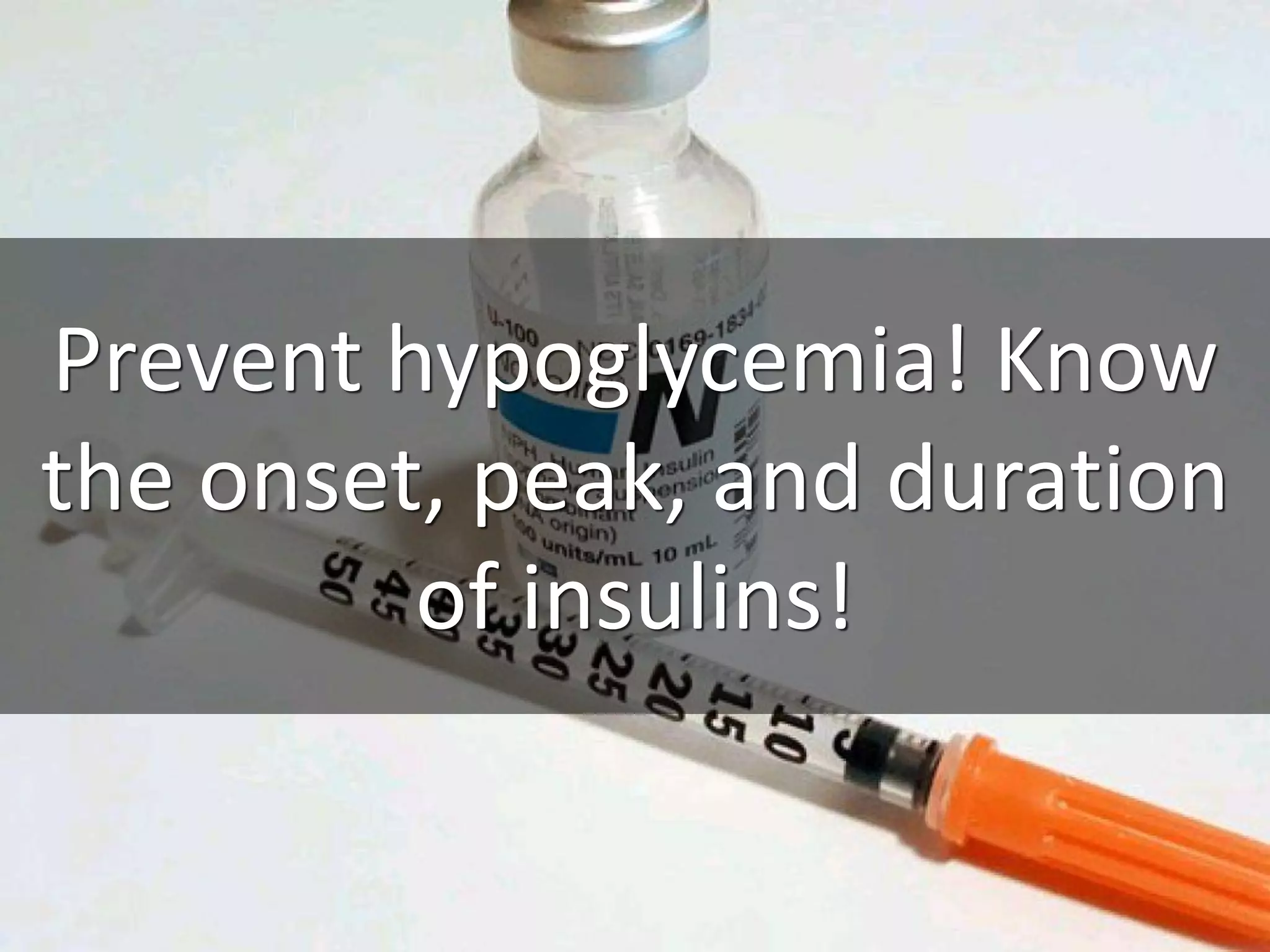 Types of Insulin | PPTX