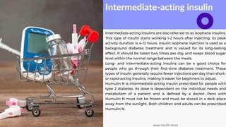 Types of Insulin | PDF