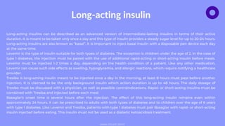Types of Insulin | PDF