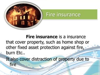 Types of Insurance | PPTX