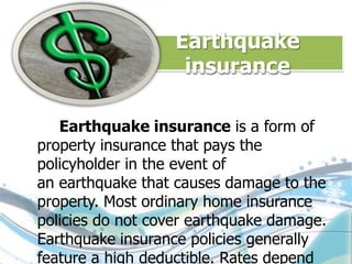 Types of Insurance | PPTX