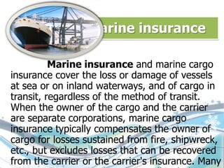 Types of Insurance | PPTX