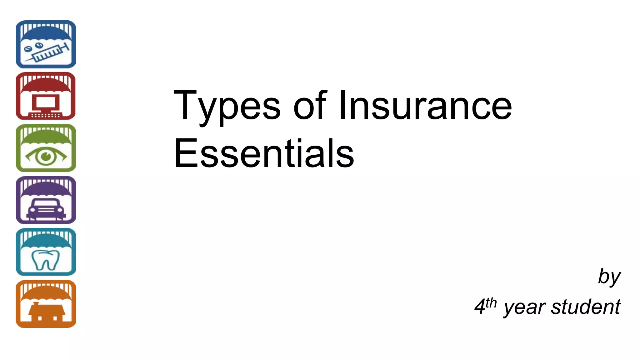 Types of insurance | PPTX