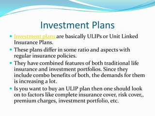 Types of Insurance Policy | PPTX