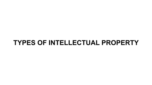 types of intellectcual property aknu.pptx