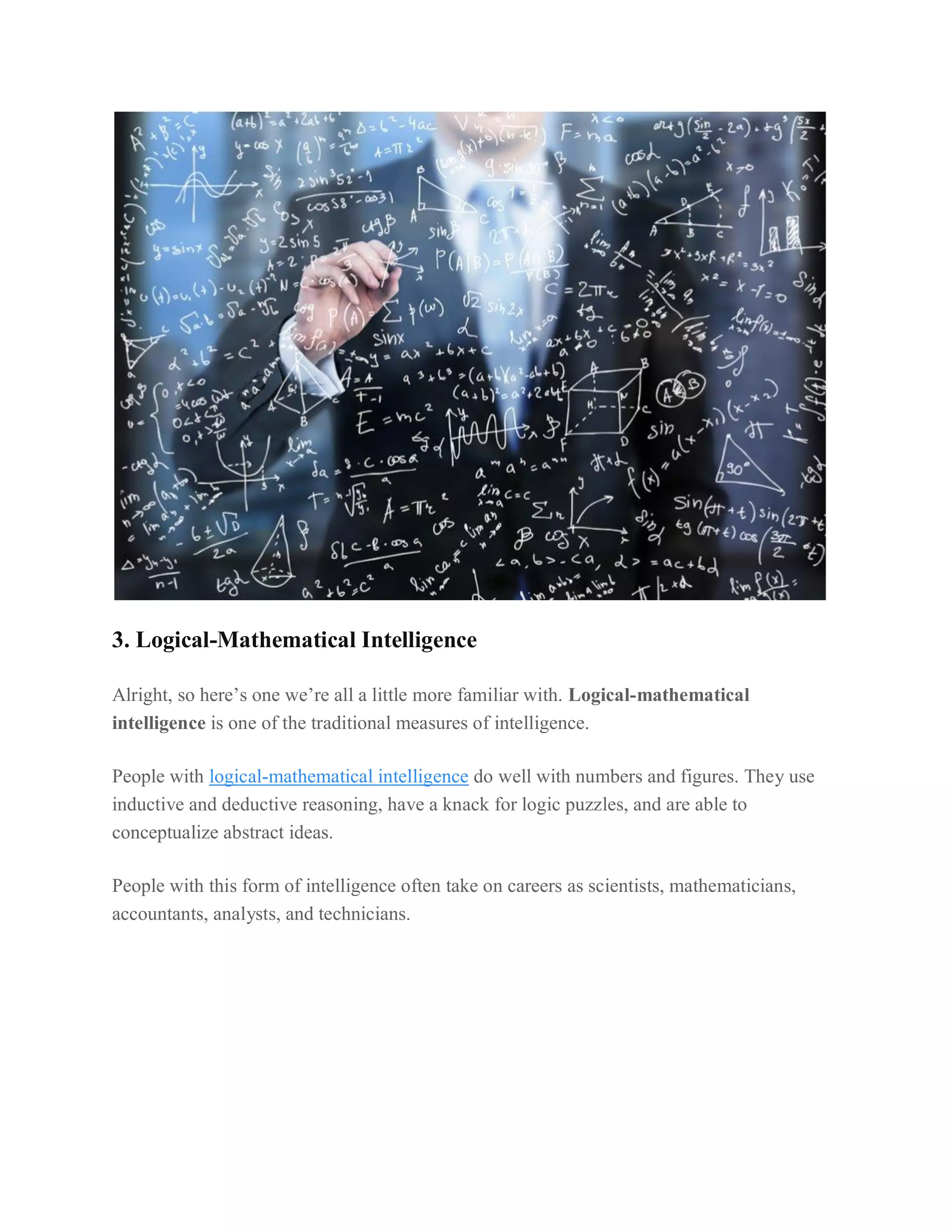 Types of intelligence | PDF