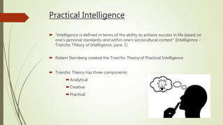 Types of intelligences | PPTX