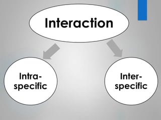 Types of interaction | PPTX | Biological Sciences | Science
