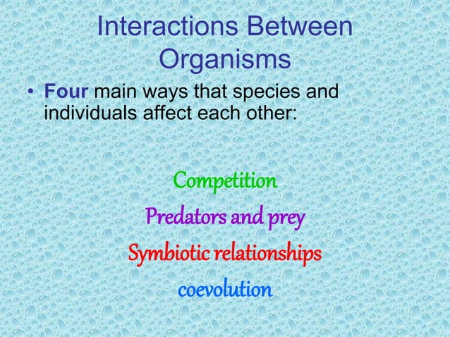 Types of interactions | PPT