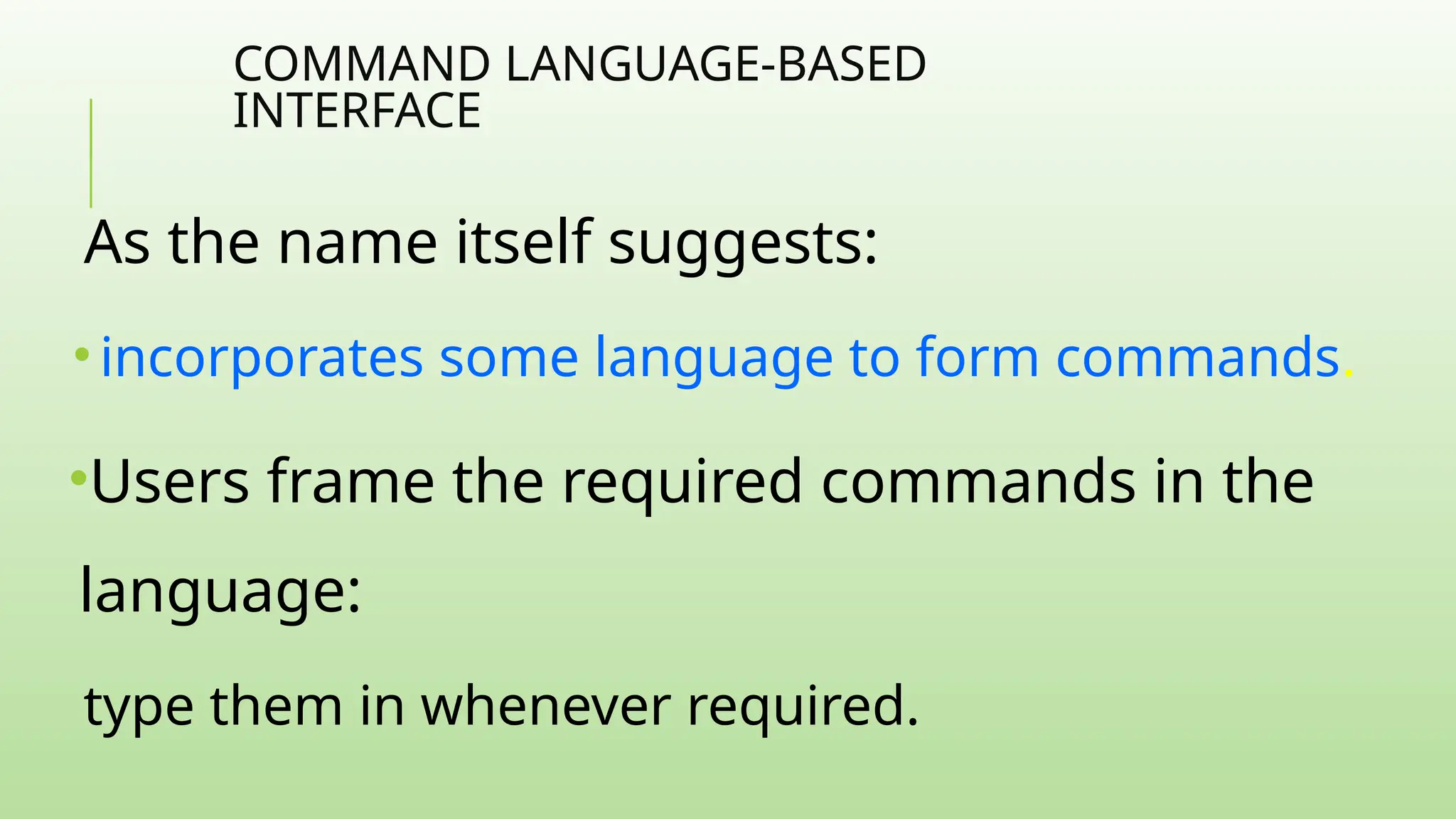 TYPES OF INTERFACE IN SOFTWARE ENGINEERING | PPT