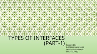 TYPES OF INTERFACE IN SOFTWARE ENGINEERING | PPT