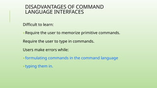 TYPES OF INTERFACE IN SOFTWARE ENGINEERING | PPT