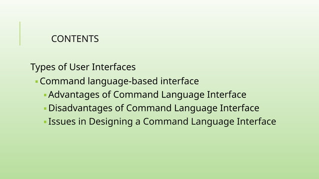 TYPES OF INTERFACE IN SOFTWARE ENGINEERING | PPT