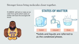 Types of Intermolecular Forces.ppt with real life example | PPT
