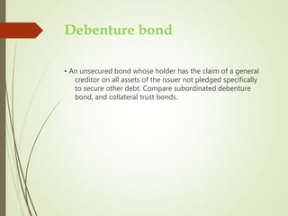 Types of international bonds | PPTX