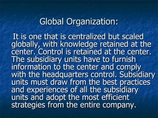 Types of international organization | PPT