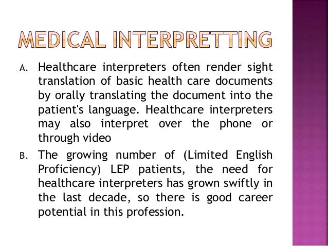 Types of interpreting