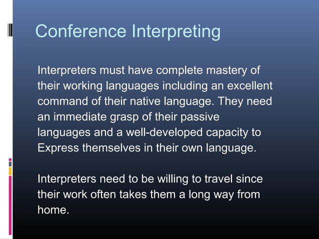 TYPES OF INTERPRETING | PPT