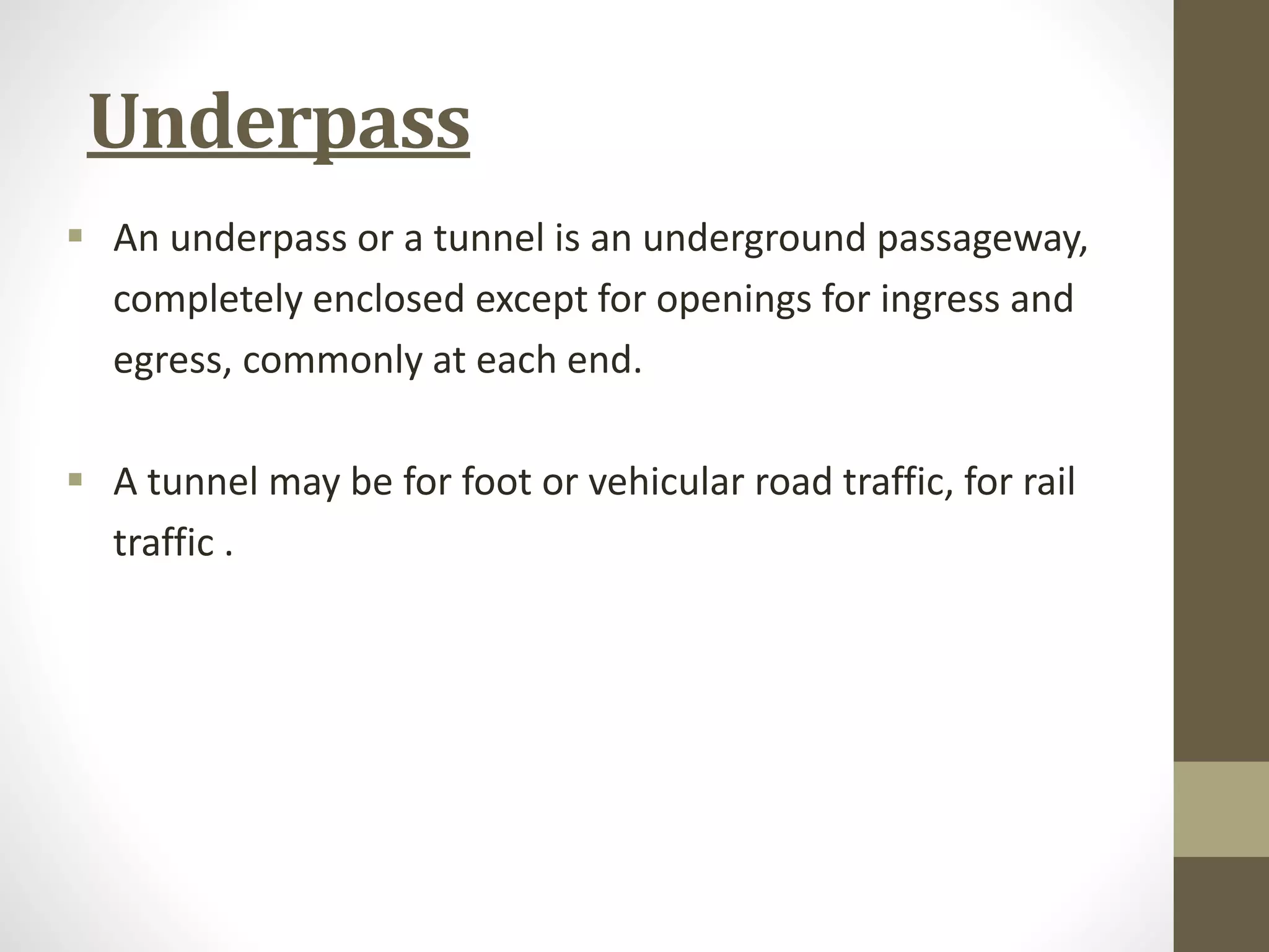 Types of intersection of road and design parameters of road ...