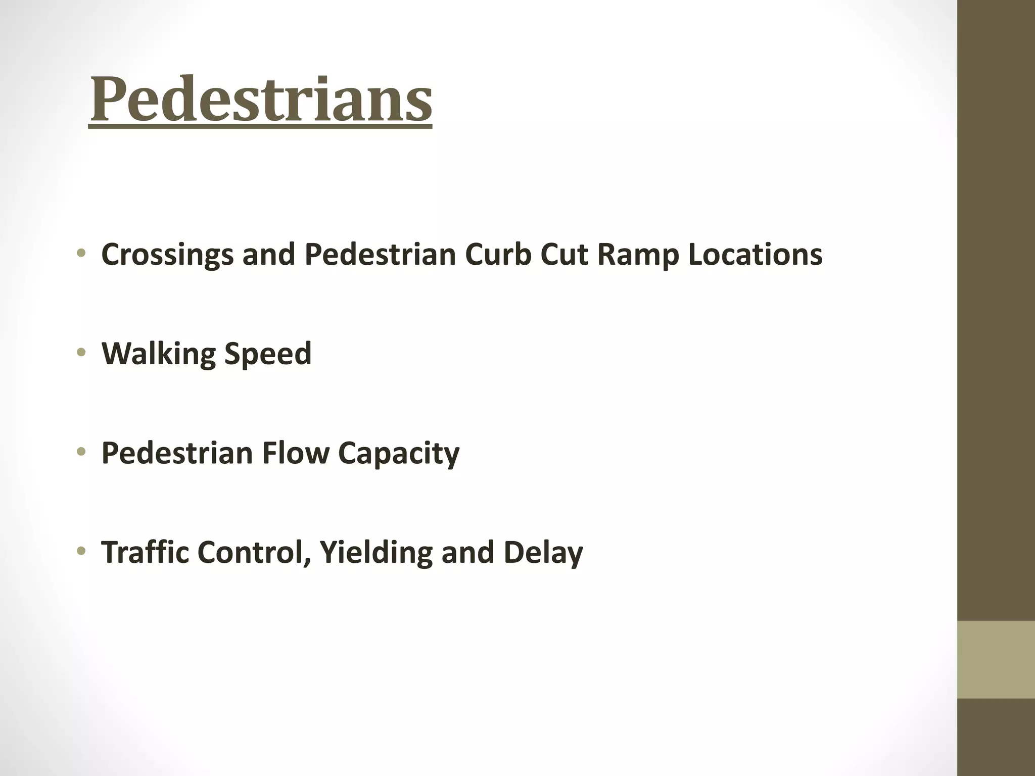 Types of intersection of road and design parameters of road ...