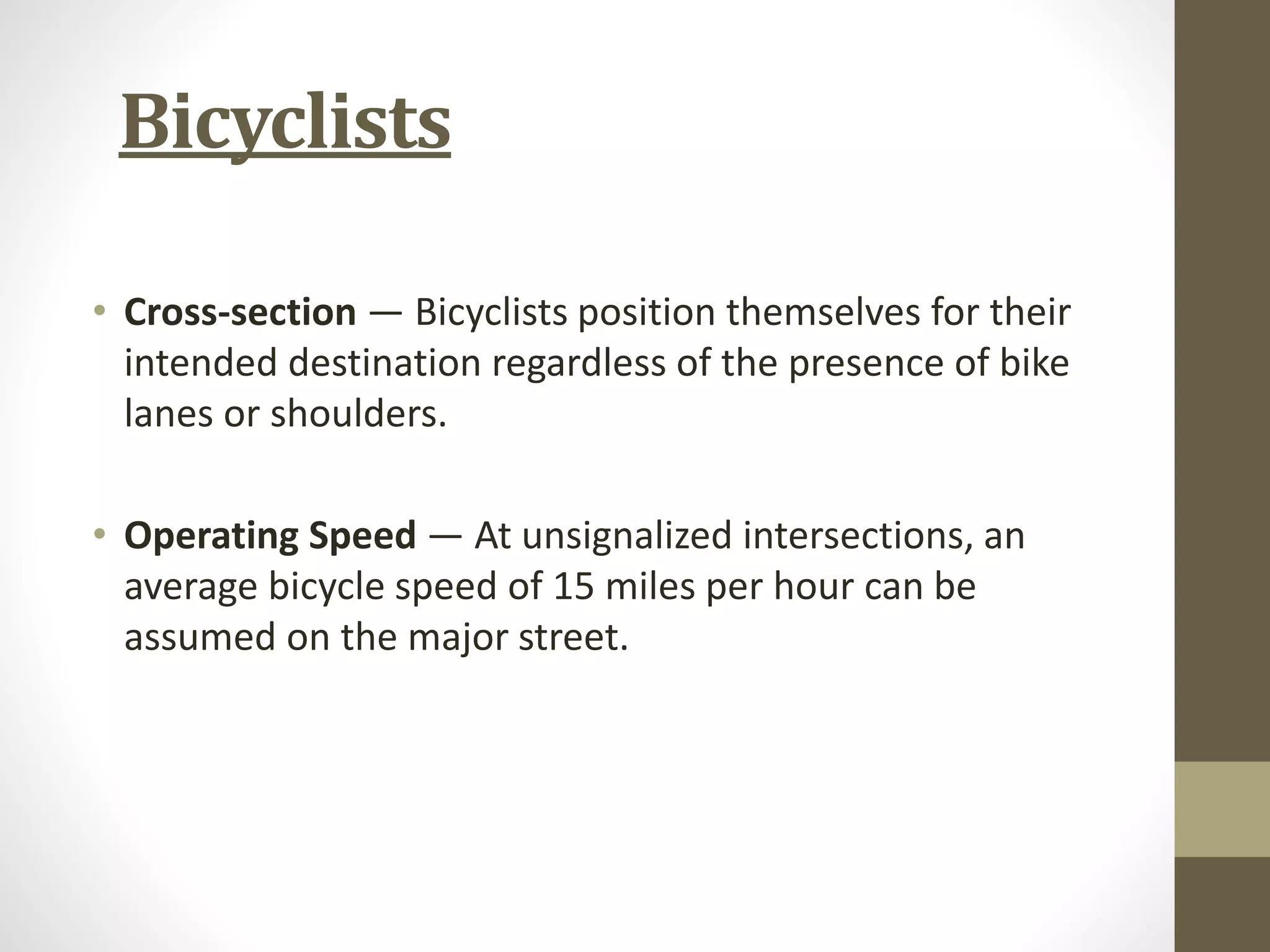 Types of intersection of road and design parameters of road ...