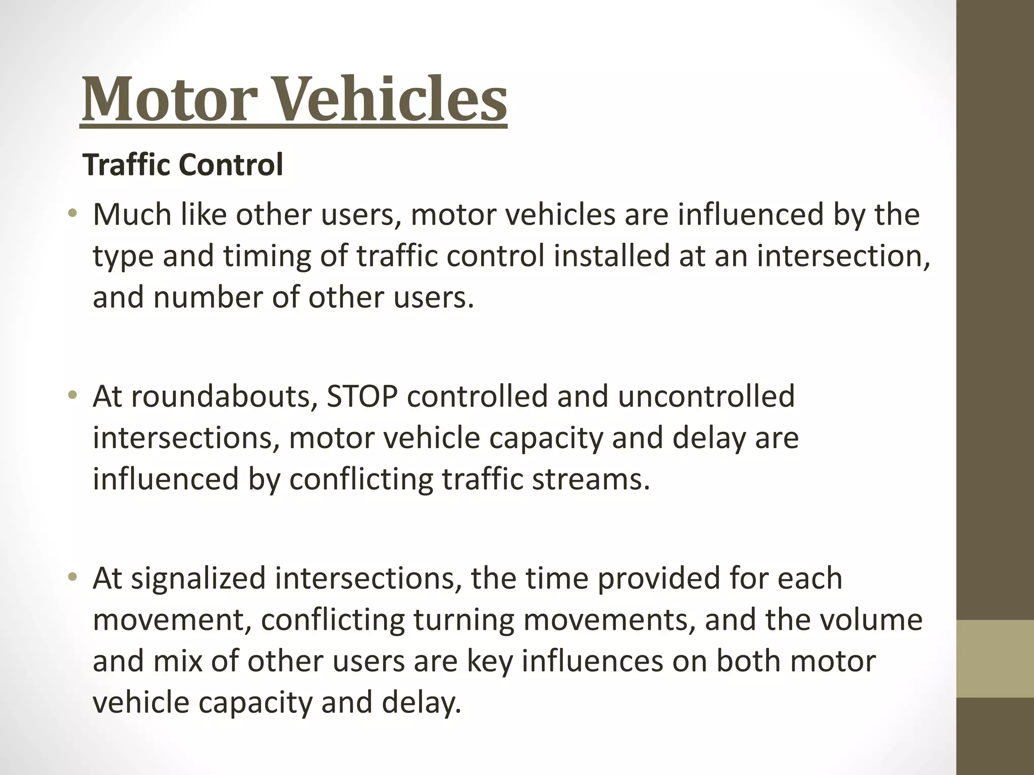 Types of intersection of road and design parameters of road ...