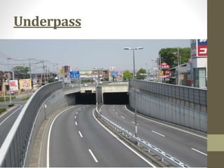 Types of intersection of road and design parameters of road ...