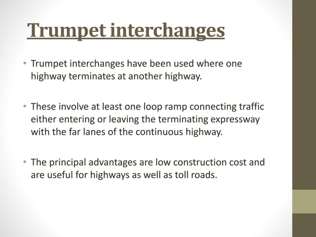 Types of intersection of road and design parameters of road ...