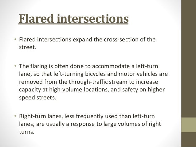 Types of intersection of road and design parameters of road intersect…