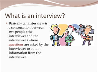 Types of interview | PPT