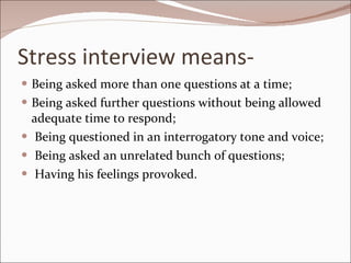 Types of interview | PPT