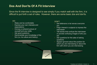 Types of interview | PPT