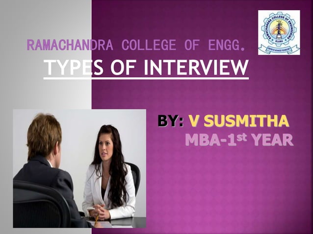 Types of interview | PPTX