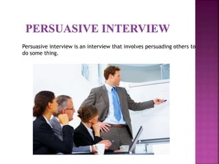 Types of interview | PPTX