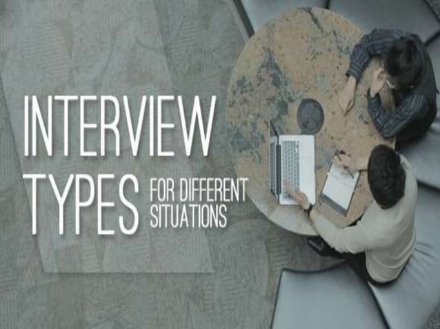 Types of interview | PPTX