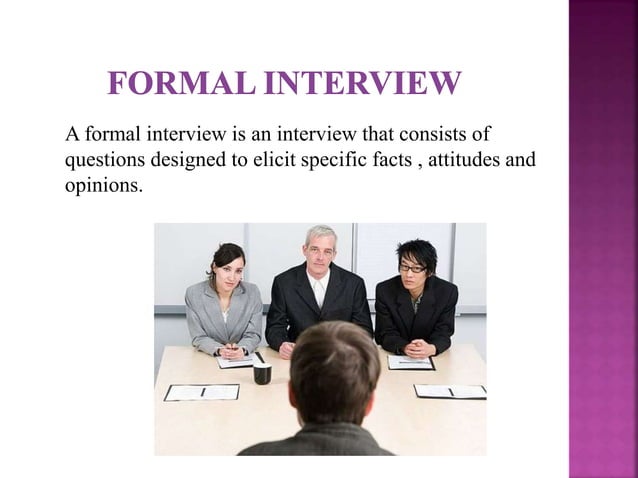 Types of interview | PPTX