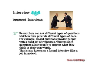 Types of interview | PPTX