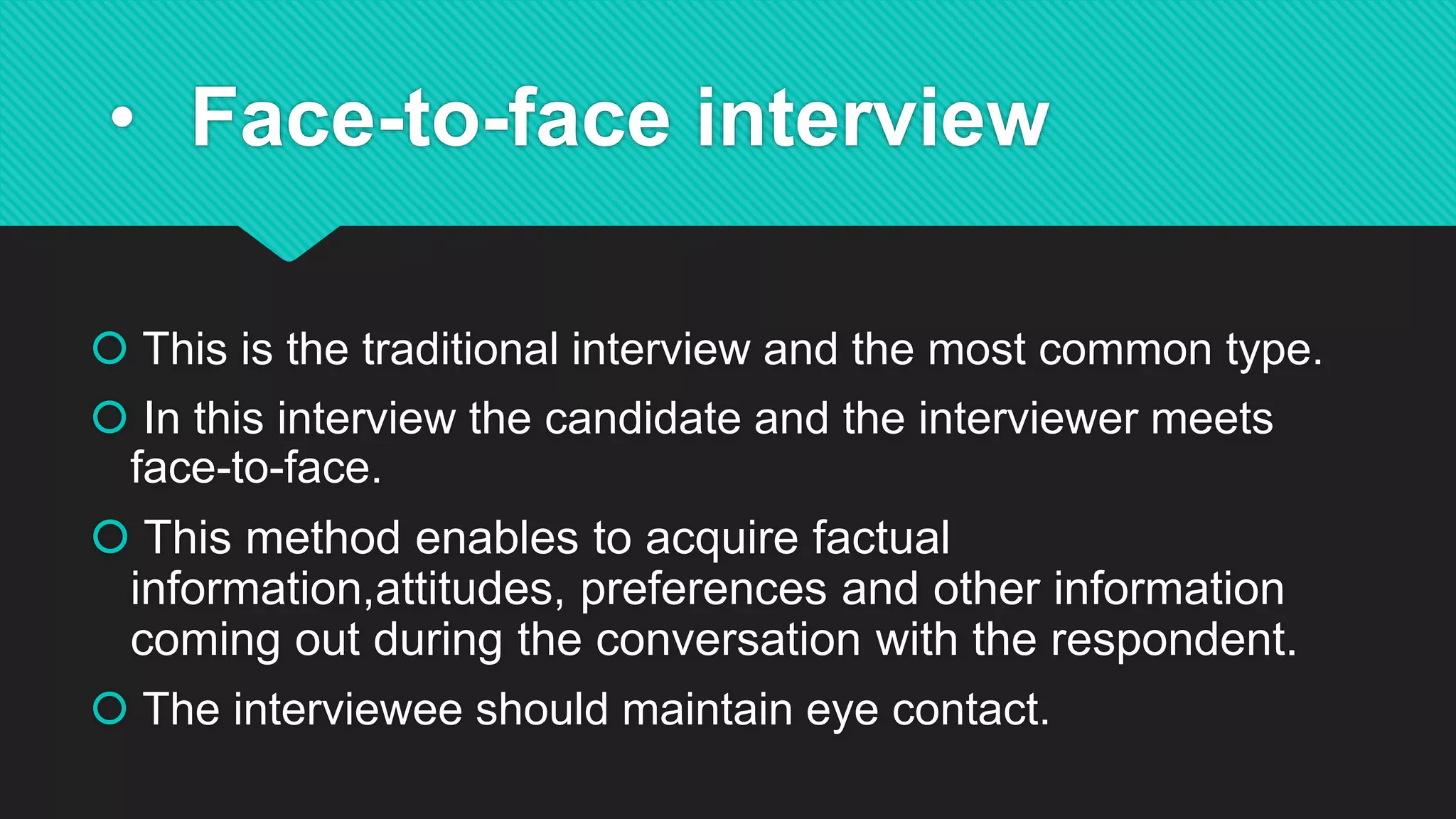 Types of interview | PPTX
