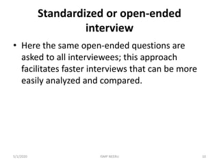 Types of interview | PPTX