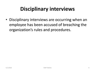 Types of interview | PPTX