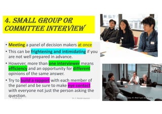 Types of interview | PDF | Resume Writing and Advice | Job Search