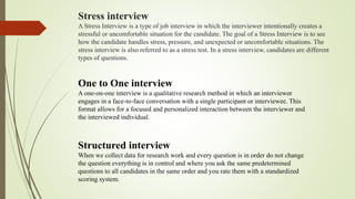 types of interview.pptx Slides of interview | PPTX