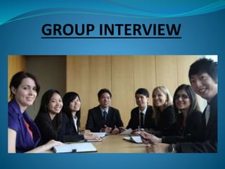 Types of interviews | PPTX