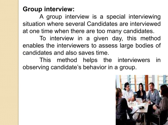Types of Interviews | PPTX