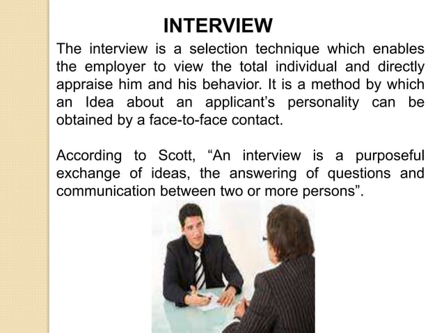 Types of Interviews | PPTX