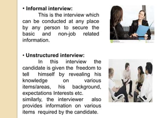 Types of Interviews | PPTX